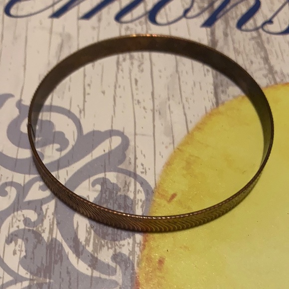 Jewelry | Brass Color Hard Bracelet | Poshmark